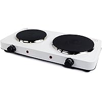 Duronic Hot Plate HP2 BK, Table Top Cooking, 2500W Black Steel Electric ...