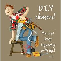 Old English Co. Mr Fix It Birthday Card - Fun Hammer and Nails Handyman ...