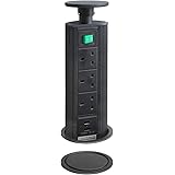 SensioPod Pop Up Power Socket [Aluminium] Pull Up Electrical Plug ...