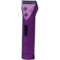 Moser Arco Cordless Dog Grooming Clipper, Pink Paw Print : Amazon.co.uk ...