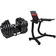 Bowflex Unisex Adult Selecttech 1090i Hantel, Schwarz/Rot ...