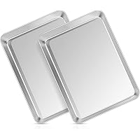 HaWare Mini Toaster Oven Baking Tray, Stainless Steel Small Serving Pan ...