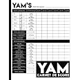 Amazon.fr - Yam: Carnet de scores: 130 Feuilles de Scores | Yams Grille ...