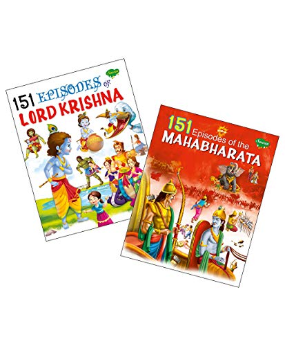 Buy Sawan Set of 2 story books 151 series (Mahabharat & krishna) Book ...