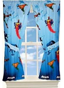 Batman Curtains Window Panels | The Pair Measures 82 x 63 inch (208 x ...