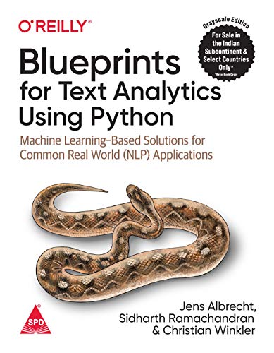 Buy Blueprints For Text Analysis Using Python Machine Learning Based 0550