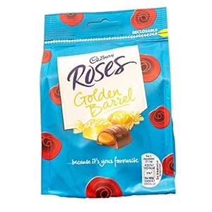 Cadbury Roses Golden Barrel Chocolate Bag 86 g: Amazon.co.uk: Grocery