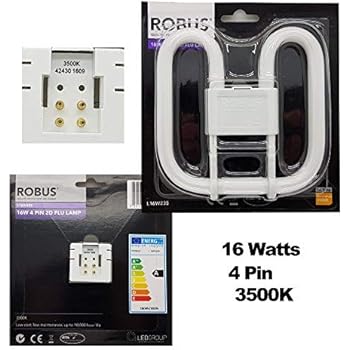 Philips PL-Q 16W G10Q 4 Pin Compact Fluorescent Light Bulb - 16W/830/4P ...