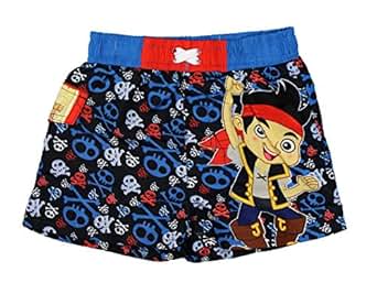 Jake and The Never Land Pirate Official Boys Swim Shorts Age 3/6 Years ...