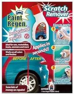PAINT REGEN MIRACLE CAR SCRATCH REMOVER WITH UNIQUE APPLICATOR TIP ...