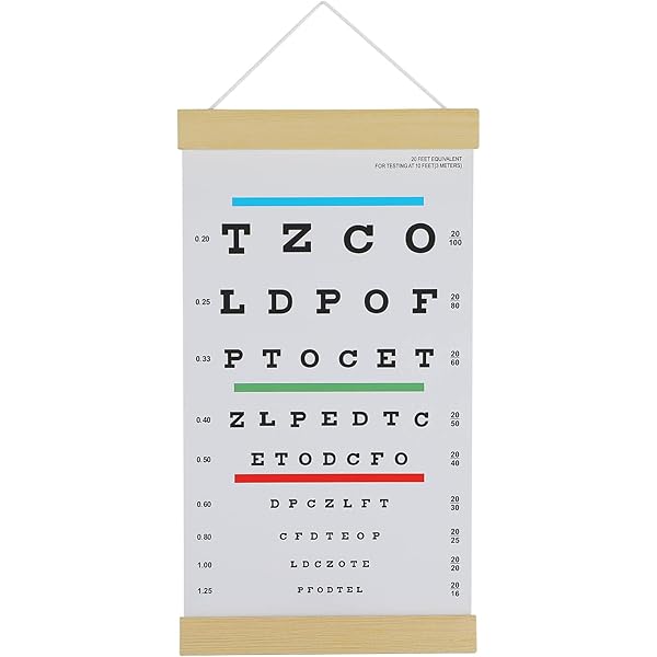 Eye Chart Bawsh Rosenbaum & Snellen Pocket With Eye Occluder Free Printable