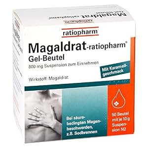 Magaldrat-ratiopharm Gel-Beutel, 50 St: Amazon.de: Drogerie & Körperpflege