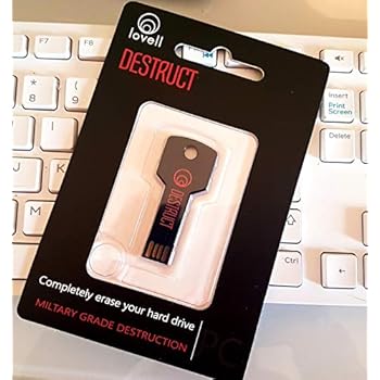 Destruct l USB l Erase your hard drive l Military Grade: Amazon.co.uk ...