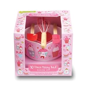 Cooksmart Kids Cupcake 10-Piece Mixing Bowl Set: Amazon.co.uk: Kitchen ...