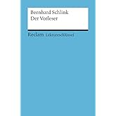 Der vorleser film tie-in: Roman: 22953 : Schlink, Bernhard, Schlink ...