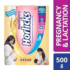 Buy Mother's Horlicks - Health & Nutrition drink, No Added Sugar, Kesar ...