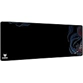 ENHANCE XXXL Gaming Computer Desk Mat - 3XL Large Mouse Mat (48x24 ...
