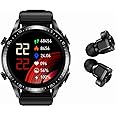 KASTWAVE 2 in 1 Smart Watch with Earbuds 1.28" Smartwatch TWS HiFi ...