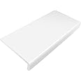 150mm White UPVC Window Board/Cill Cover 1.25m Long 9mm Thick Plastic ...