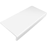 150mm White UPVC Window Board/Cill Cover 1.25m Long 9mm Thick Plastic ...