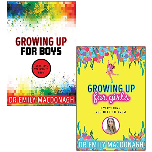 Dr Emily MacDonagh Collection 2 Books Set (Growing Up for Boys, Growing ...