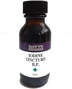 IODINE TINCTURE BP 25ML : Amazon.co.uk: Health & Personal Care