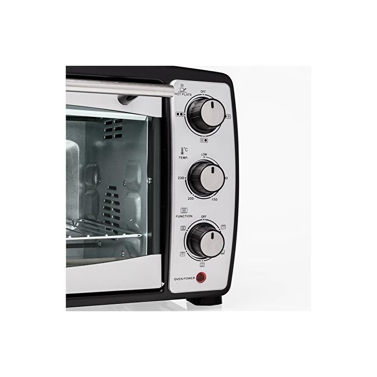 Andrew James Mini Oven Electric Cooker and Grill – 20L Fast Heating ...