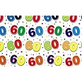 Special Age 60 Gift Wrapping Paper 1 Sheet & Matching Gift Tag - 60th ...