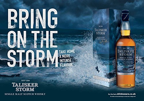 Talisker 10 Year Old Single Malt Scotch Whisky 70 cl with Gift Box ...