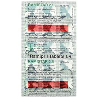Ramistar 2.5 - Strip of 15 Tablets : Amazon.in: Health & Personal Care