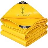 SR TRENDS 150 GSM Tarpaulin Sheet Waterproof Tirpal Heavy Duty Tadpatri ...
