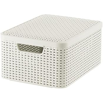 Curver Style 205851 Storage Box Rattan-Look Second Generation ...