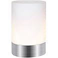 Contemporary Small Brushed Silver Touch Dimmable Table Lamp by Happy ...