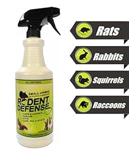 Rodent Defense - Small Animal Deterrent and Repellent Spray 0.9L Bottle ...