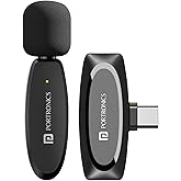 Portronics Dash 7 Omnidirectional 8 Pin Wireless Microphone, Noise ...