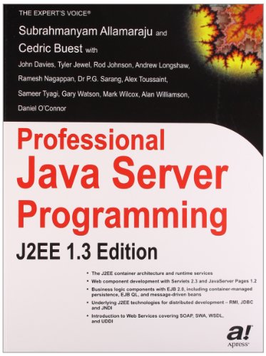 Buy Professional Java Server Programming: J2EE 1.3ed Book Online at Low ...