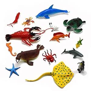 Buy SUPER TOY Water World Aquatic Animals Fish Toys Set for Kids - Pack ...