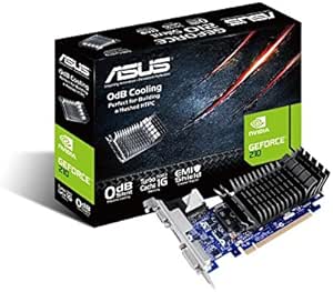 Asus Nvidia GeForce 210 Graphics Card (512MB, DDR3, PCI Express 2.0, HDMI, DVI-I, VGA, 32-Bit ...