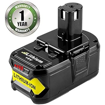 Ryobi RB18L50 ONE+ Lithium+ 5.0Ah Battery, 18 V: Amazon.co.uk: DIY & Tools