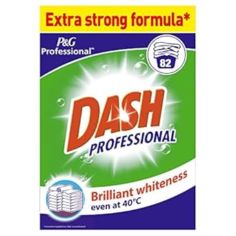 Dash Professional Washing Powder, 5.33 kg Pack of 1 x 82 Loads): Amazon ...