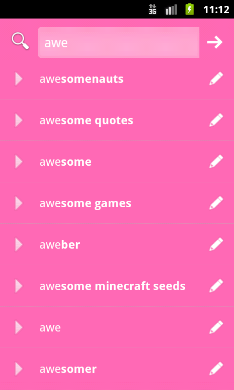 Pink Search for Google : Amazon.co.uk: Apps & Games