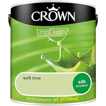Crown Trade Lime Green 5L Silk Emulsion: Amazon.co.uk: DIY & Tools