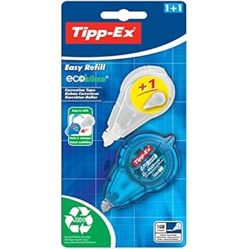 TIPP-Ex Ecolutions Easy Refill Correction Tape Roller Correction Roller ...
