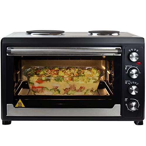 Syntrox Germany 60 Liter Mini Stand Backofen mit Umluft und Drehspieß ...