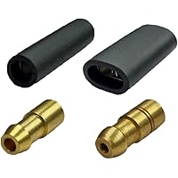Mix 70 Brass Bullet Connector with Single Double Twin Female Connector ...