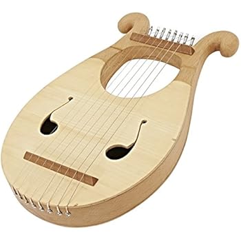 Muzikkon Mini Kinnor Harfe, 10 Streich Mini Kinnor Harfe, Kind David ...