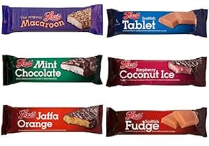 Lees of Scotland - MIXED BOX of 12 CONFECTIONERY BARS - 2 x Macaroon ...