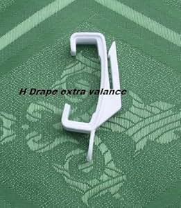 Harrison drape extra valance curtain hooks gliders by harrison: Amazon ...