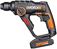 WORX WX390 18V 20V MAX 3-in-1 H3 Cordless Rotary Hammer Drill: Amazon ...