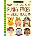 Funny Faces Sticker Book (Usborne Minis): Smith, Sam, Smith, Sam ...